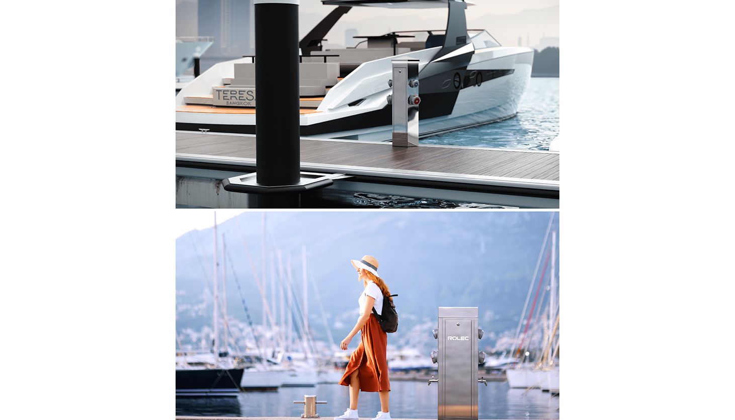 Rolec Launches New HEX & OCEAN Marina Service Pedestals at Metstrade 2025