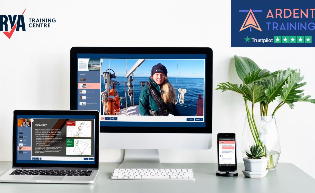 Ardent Training launches revamped #DigitalFirst RYA Day Skipper Online Theory Course
